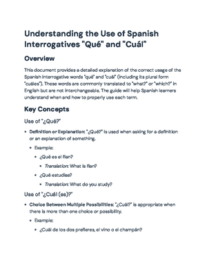 Spanish Prepositional Pronouns: Detailed Overview and Examples - Studocu