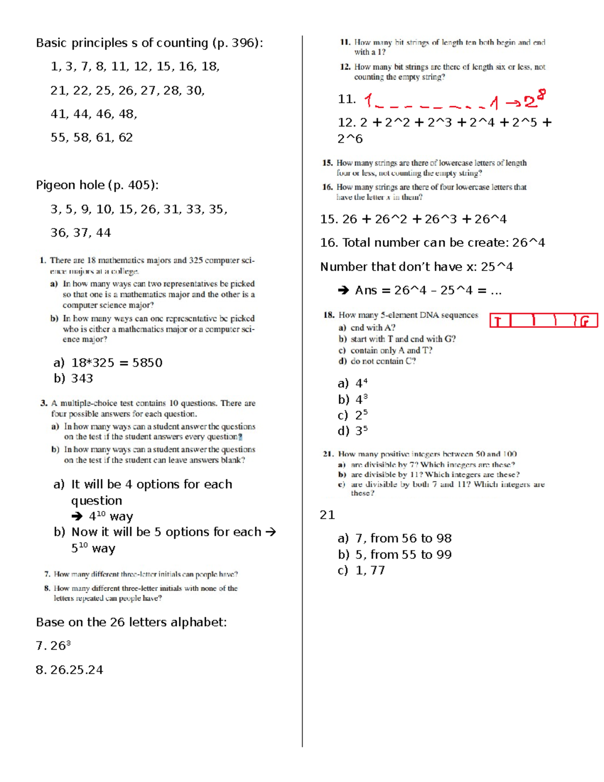 Discrete Mathematics - Skip this one pls - Basic principles s of ...