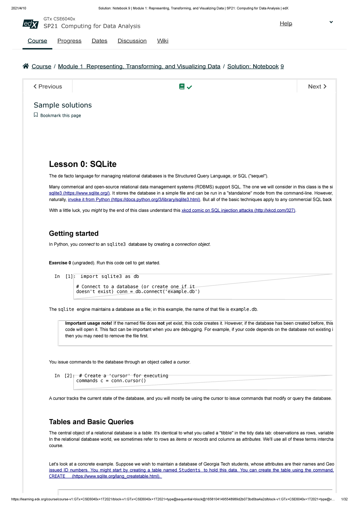 Solution Notebook 9 - - Studocu