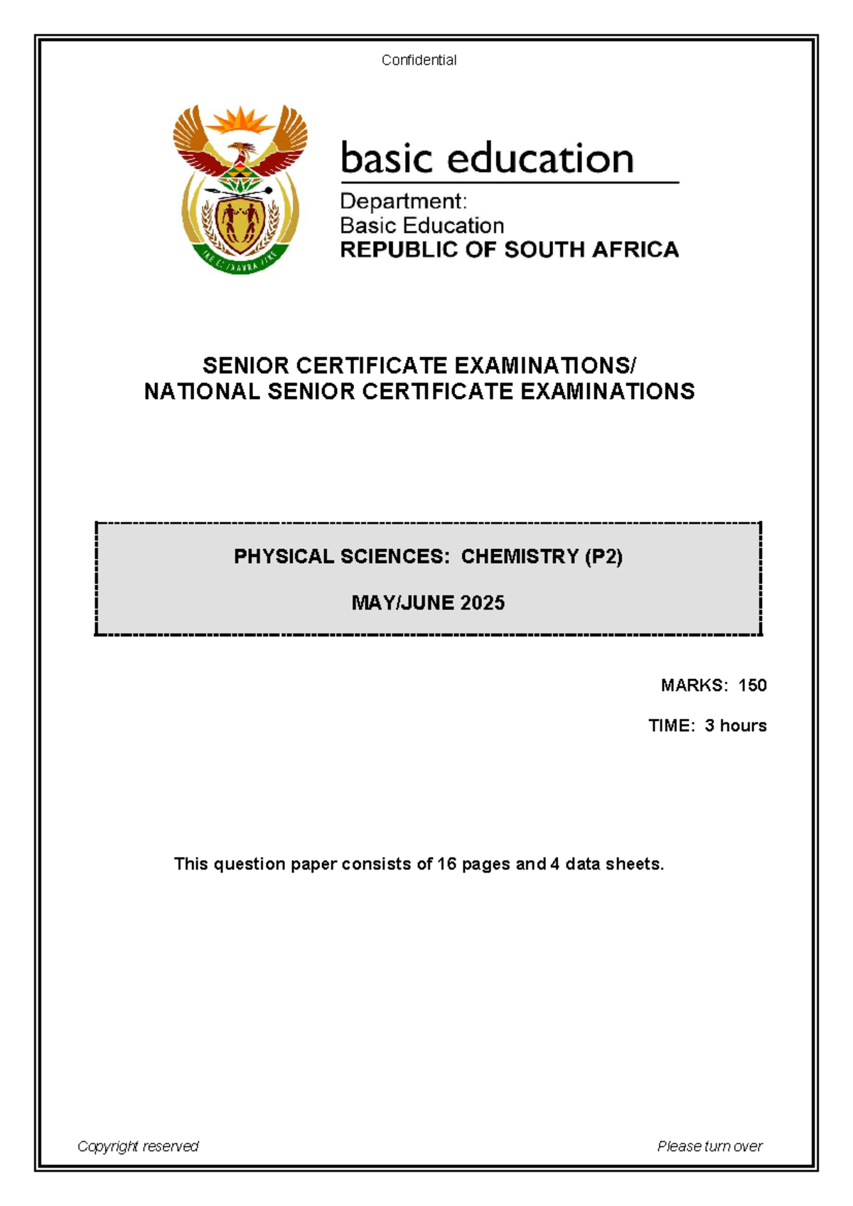 Mathematics Grade 12: National Senior Certificate Exam Paper 2025 - Studocu