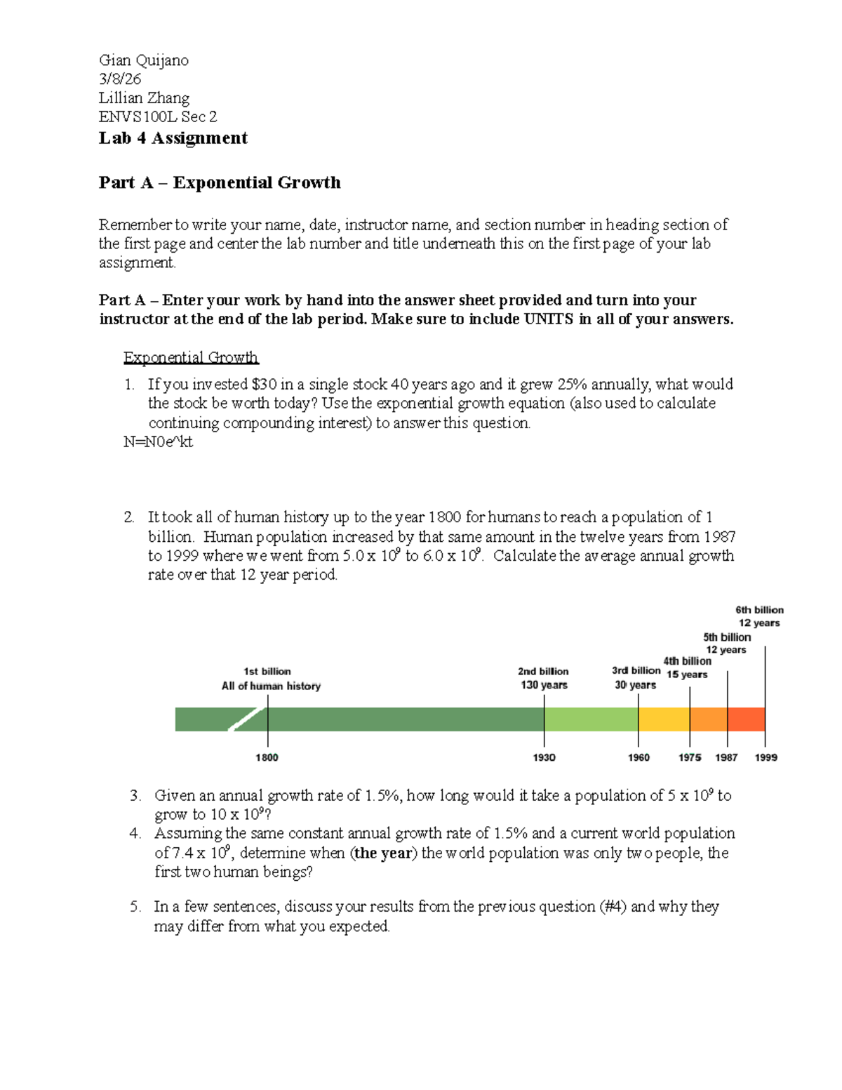 ENVS100L Sec 2 Lab 4 Assignment: Exponential Growth & Ecological ...