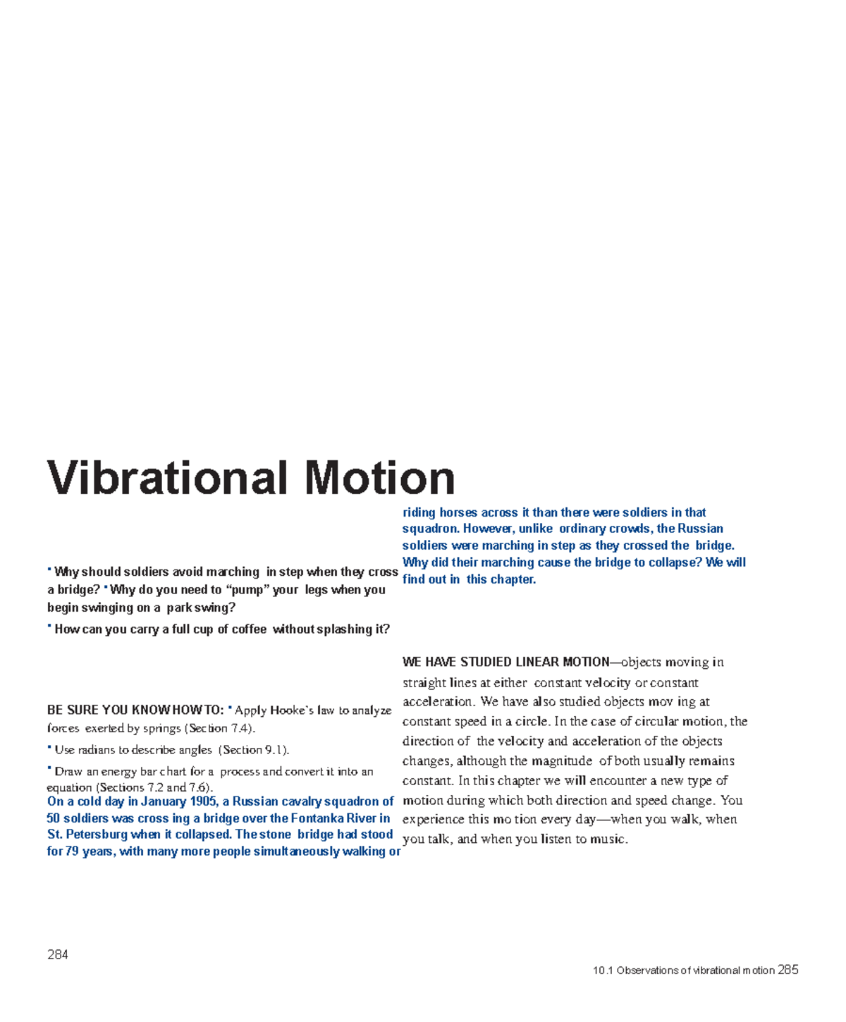 Final Exam Study Guide for Course XYZ 101: Key Concepts and Topics - 10 Vibrational Motion Why ...