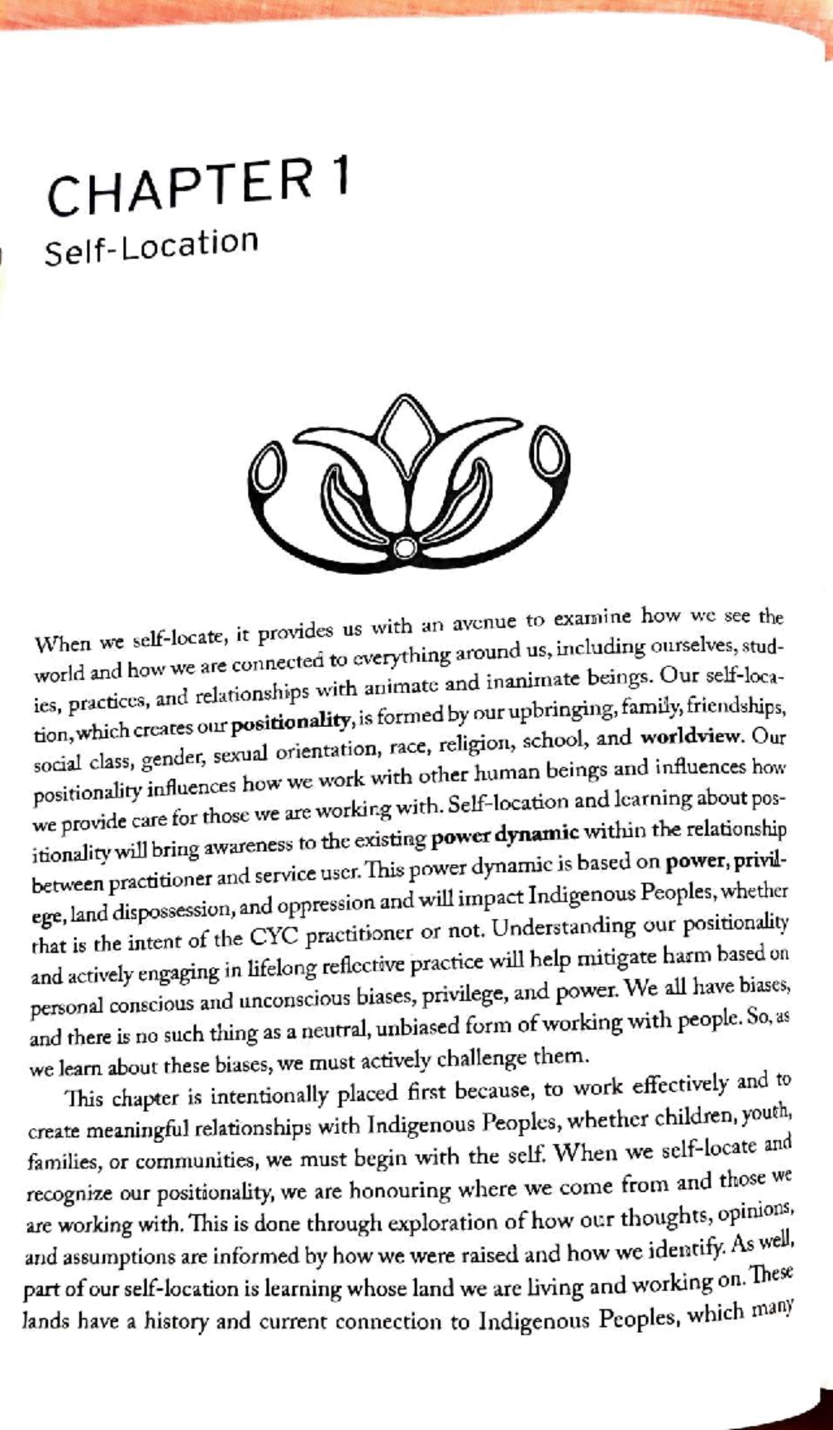 CYC 2: Chapter 1 - Understanding Positionality and Indigenous Relations ...