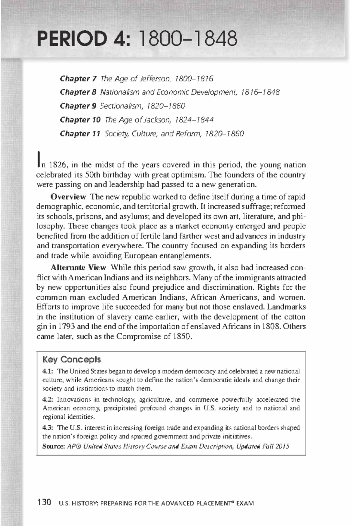 Chapter 7: The Age of Jefferson (1800-1816) - AMSCO Notes - Studocu