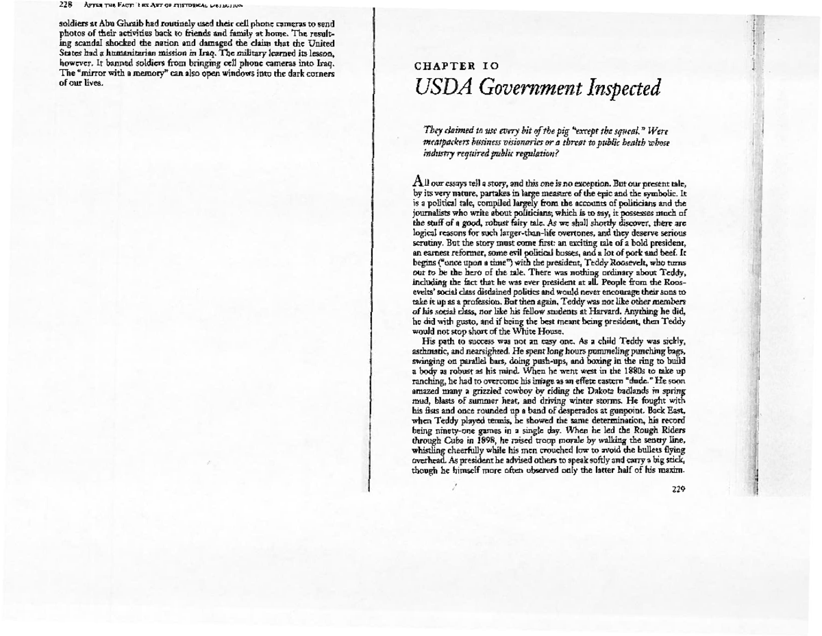248 HIST 101: The Political Dynamics and Compromise in the Meat ...