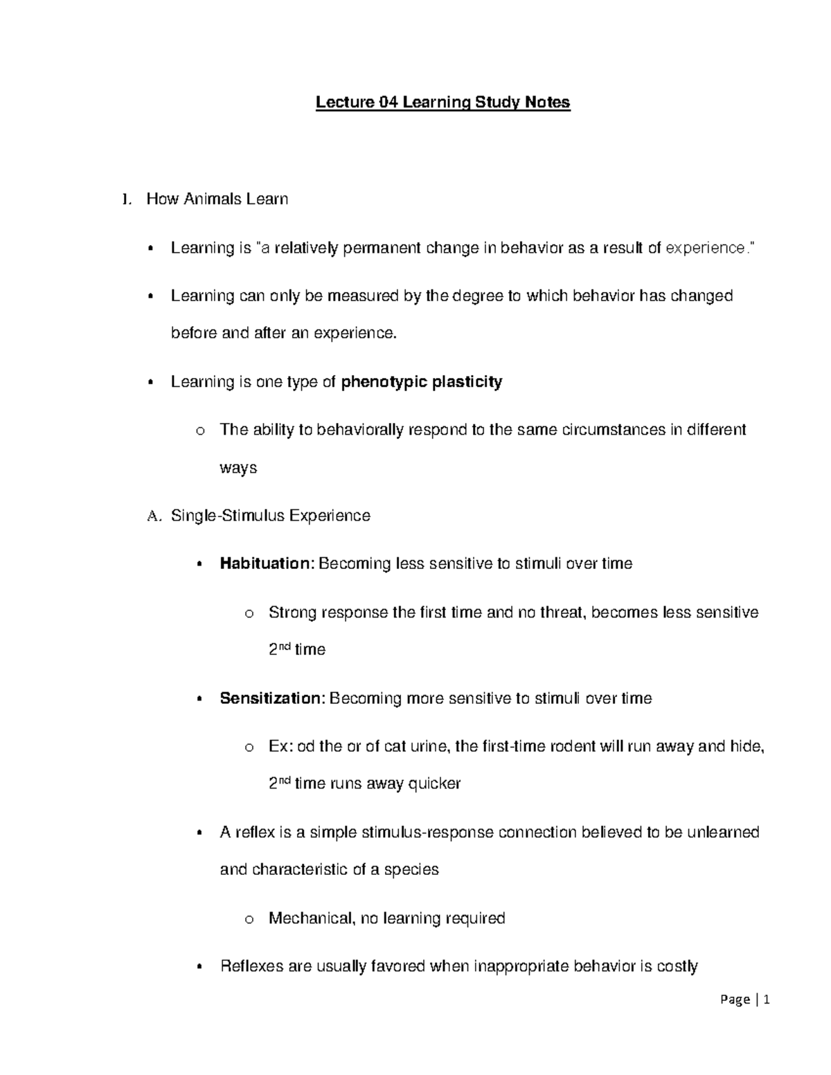 Lecture 04 Learning Study Notes - Lecture 04 Learning Study Notes I ...