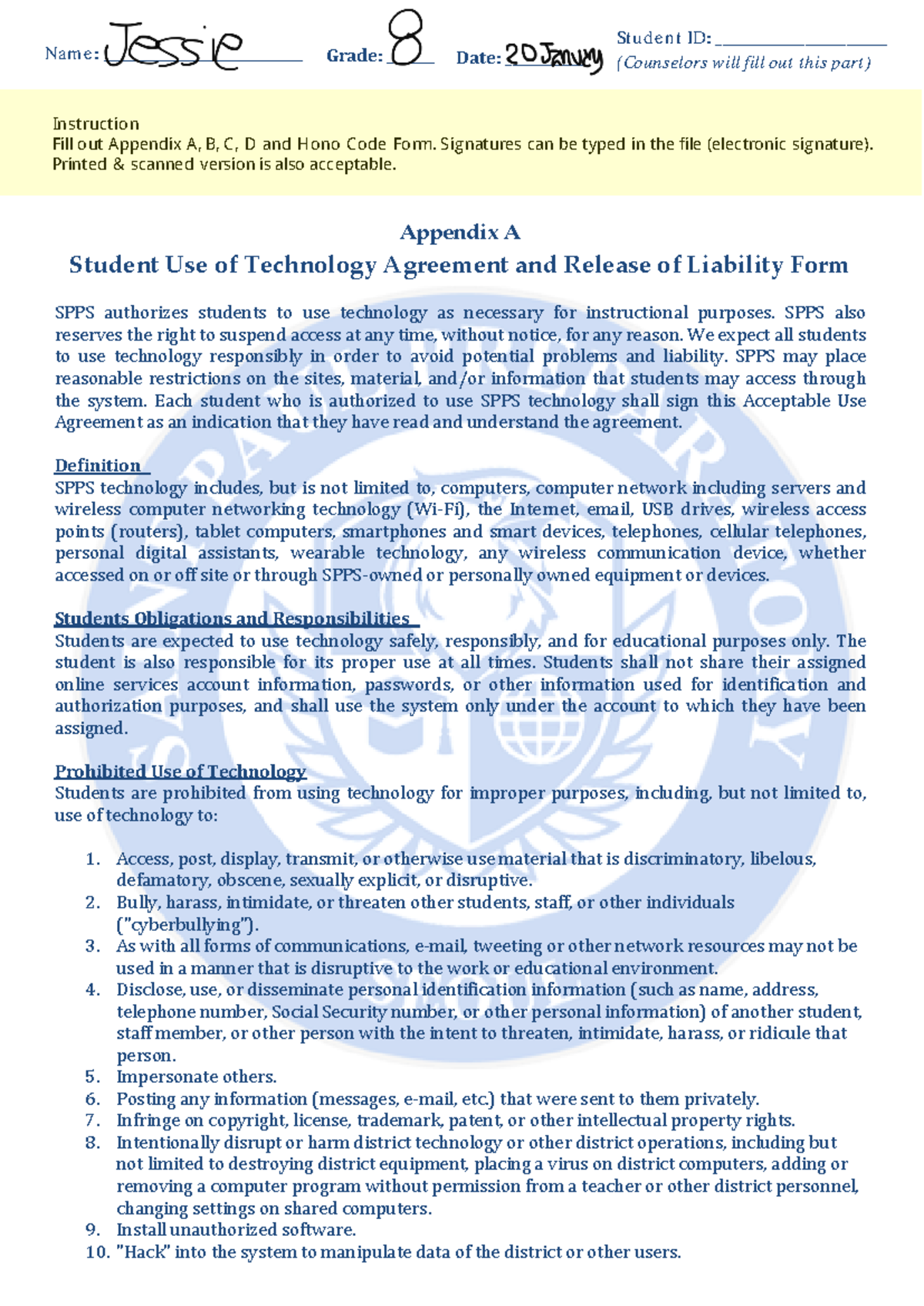 1611150647567 MS Appendix ABCD+Honor Code MS - Name ...