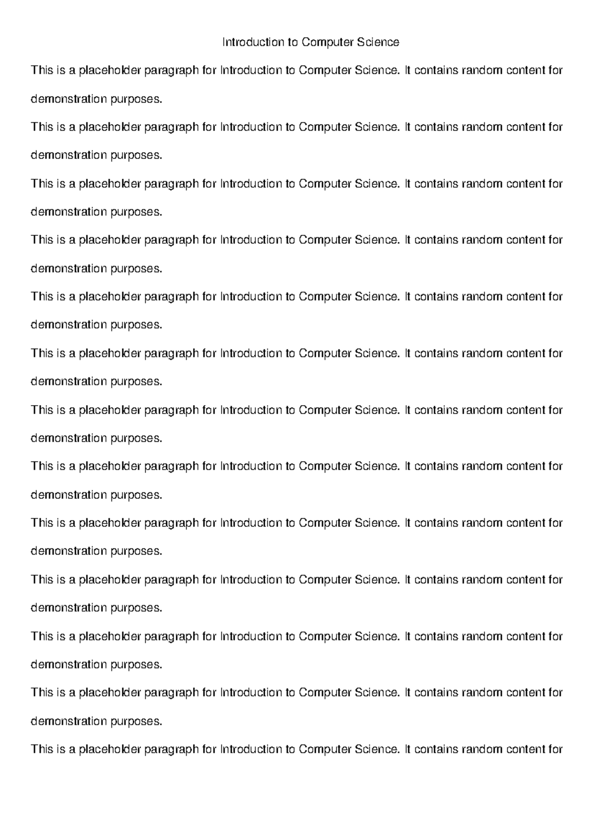 CS101: Intro to Computer Science - Overview and Concepts - Studocu