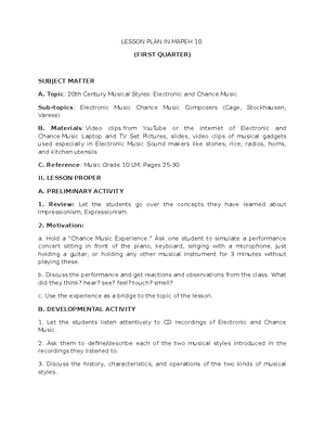 Arts 5 Quarter 3 Week 1 and week 2 - ARTS 5 Quarter 3 week 1 and 2 ...