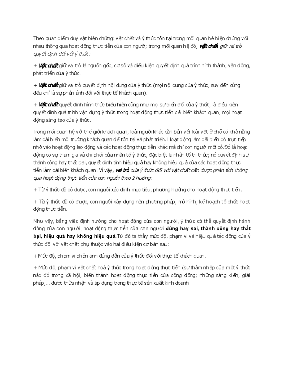 Theo quan điểm duy vật biện chứng - Theo quan đi m duy v t bi n ch ng ...