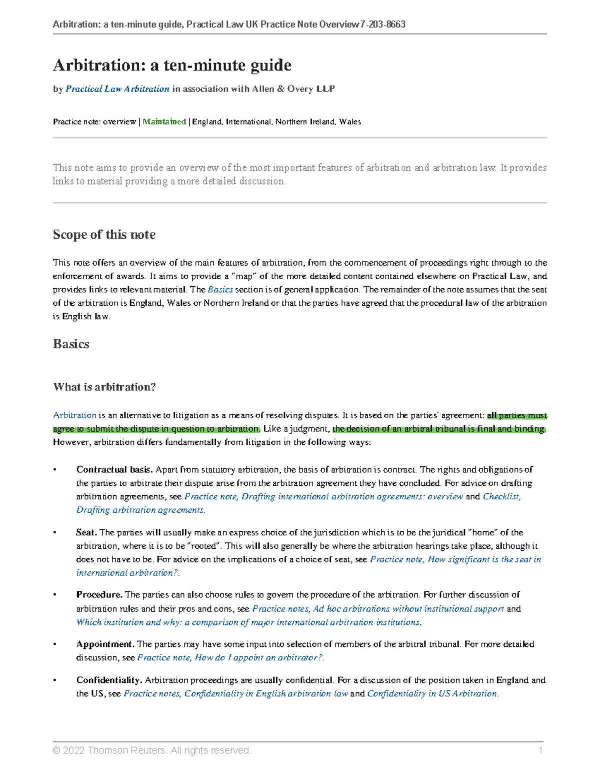 Arbitration Process Uk