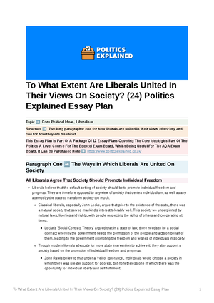 [Solved] can you predict the aqa politics paper 1 2025 - UK Politics - Studocu