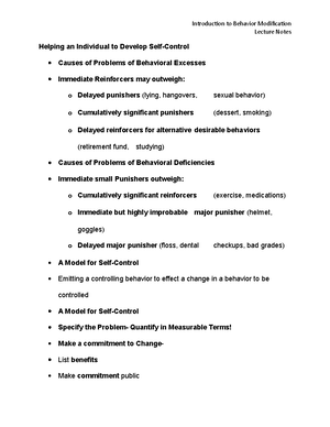 9 Operational Definitions of Commonly Occurring Behaviors - Note: These ...