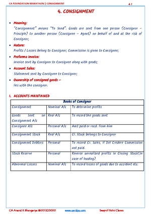 CA Foundation Statistics - Revision Notes - 1 STATISTICAL DESCRIPTION ...