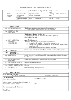 Proteins, DNA, and Chromosomes - Detailed Lesson Plan in Science 10 I ...