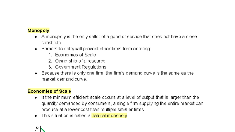 Chapter 13 - Monopoly and Market Structures Analysis - Studocu