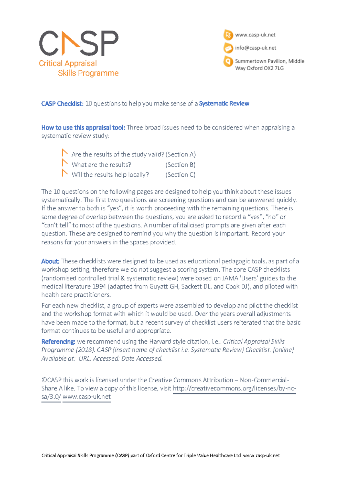 CASP-Systematic-Review-Checklist-2018 para evaluar guias de revisiones ...