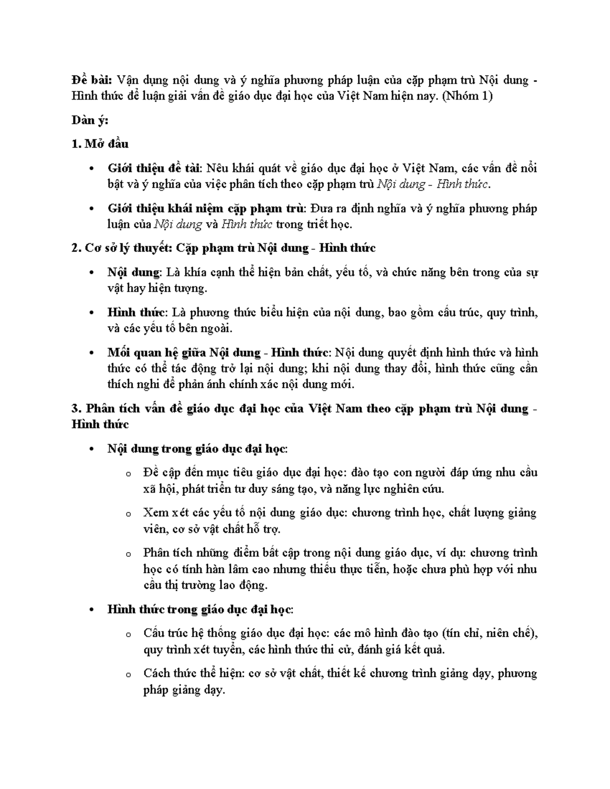Dan-y-btn - dan y btn triet hoc mac lenin - Đề bài: Vận dụng nội dung ...