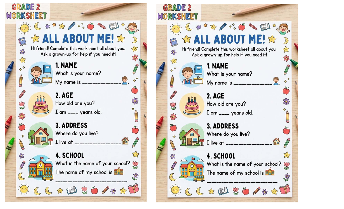 ALL ABOUT ME! English Worksheet for Kids - Studocu