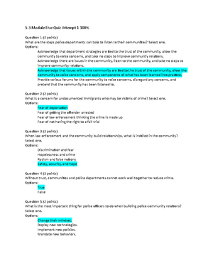 CJ 120 Module Five Assignment One Michelle Garcia - CJ 120 Module Five ...