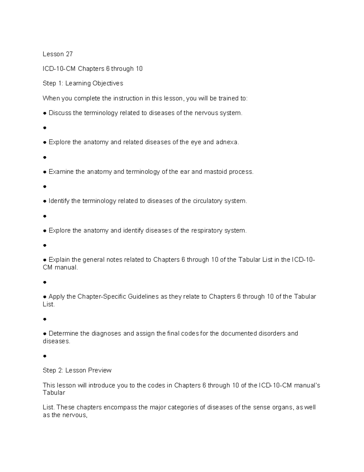 ICD-10-CM Coding Guide: Lessons on Chapters 6-10 with Practice Sessions ...