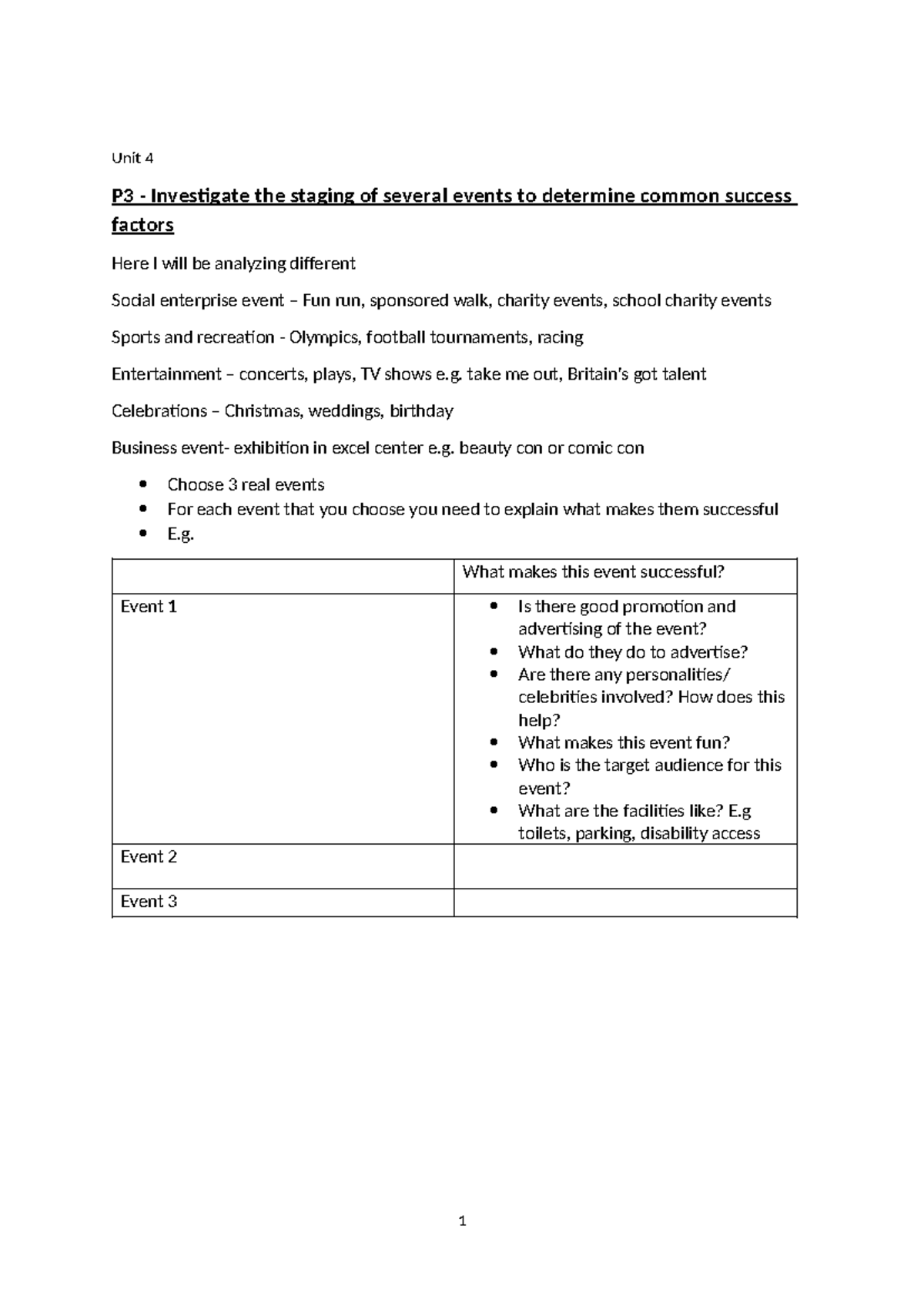 Unit 4 Learning Aim B Writing Frames - Unit 4 P3 - Investigate the ...