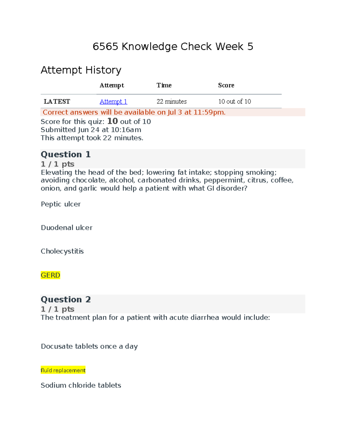 6565 Knowledge Check: Week 5 Results & Correct Answers - Studocu