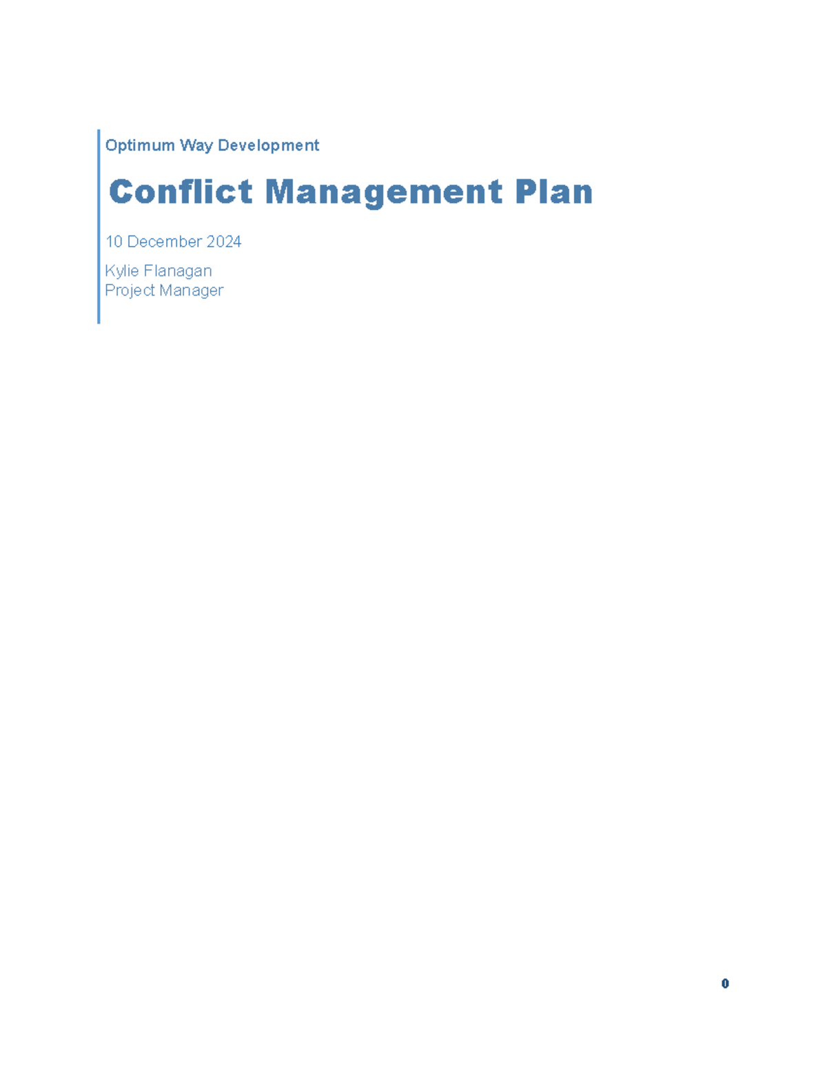 7-1 Project Two: Stakeholder Communication & Conflict Management Plan ...
