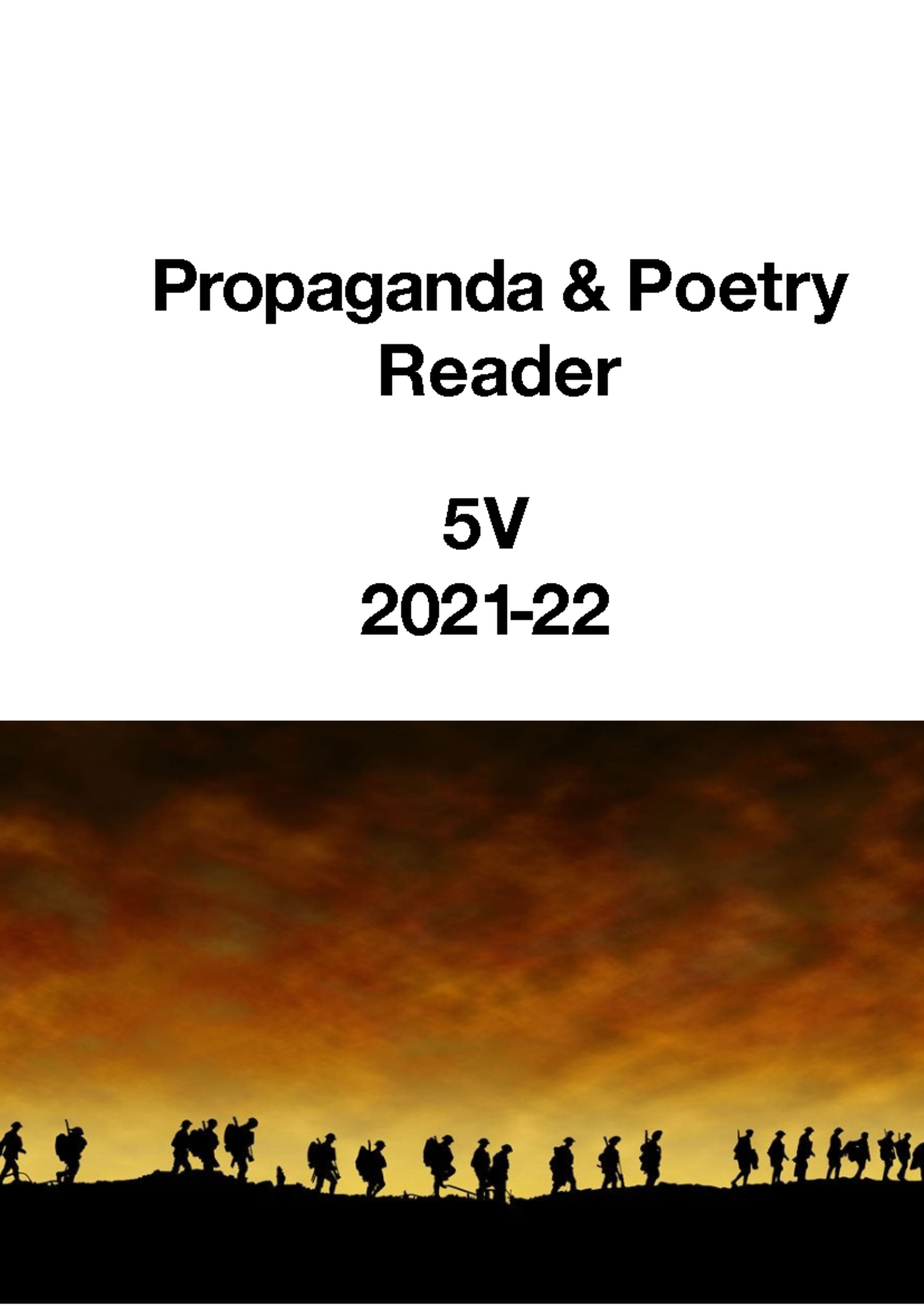 Propaganda & Poetry Analysis (5V) - Techniques and Examples - Studeersnel