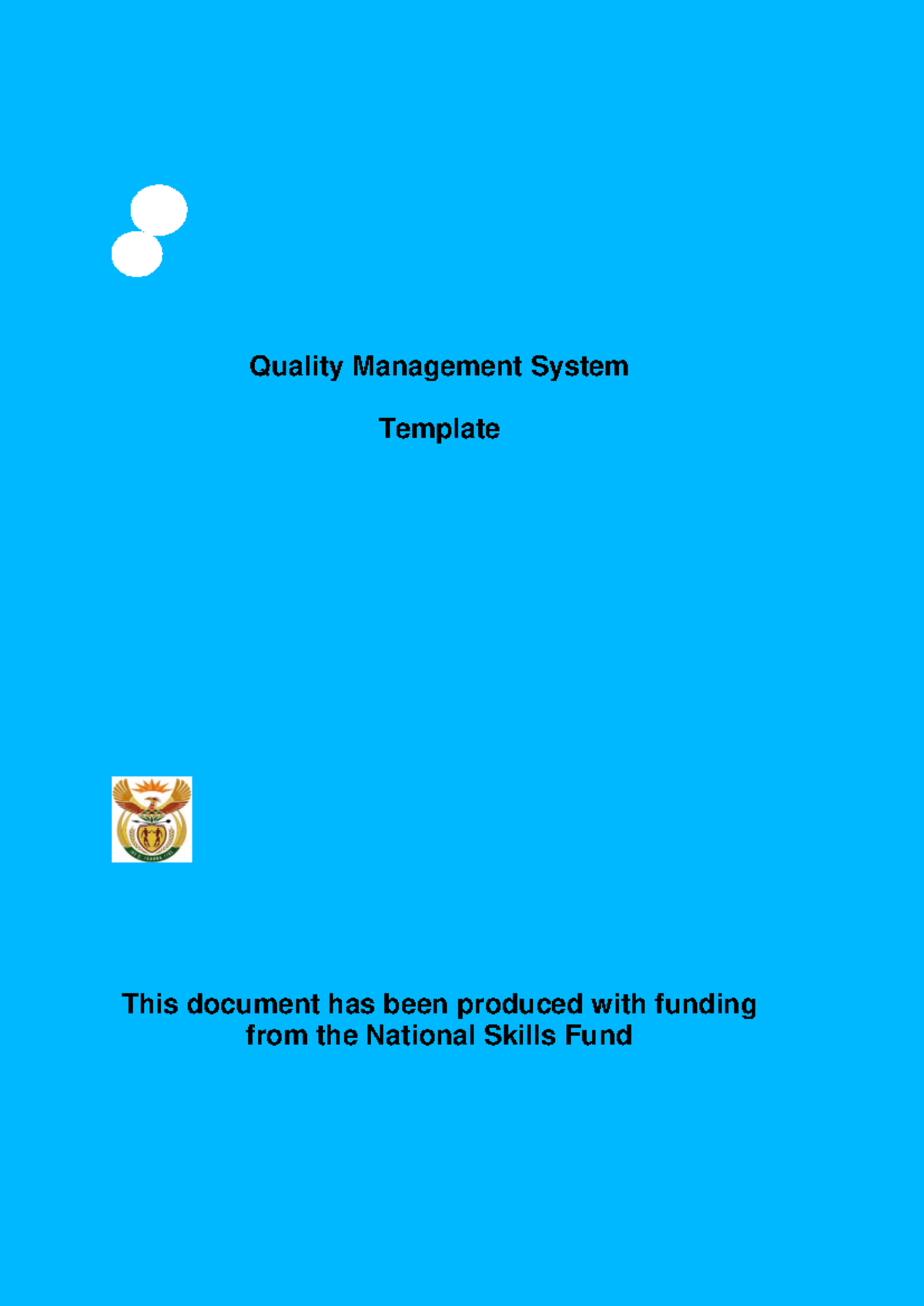 Quality Management System (QMS) Template and Procedures Guide - Studocu