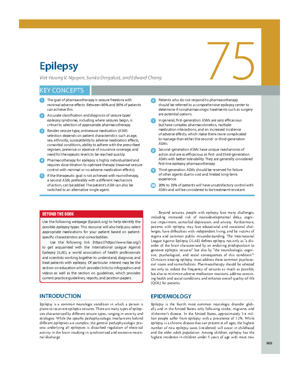 Pharmacotherapy for Epilepsy: Key Concepts and Management Strategies ...