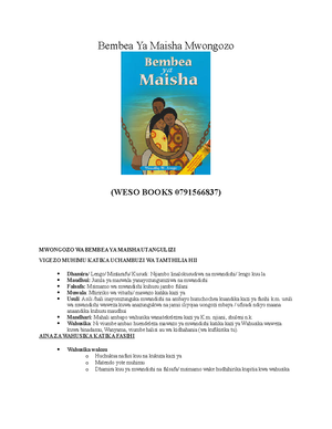 [Solved] Describe the plot in aminata play - Education - Studocu