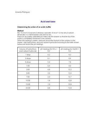 A Level Required Practical 3 - Rate of Reaction - A Level Required ...