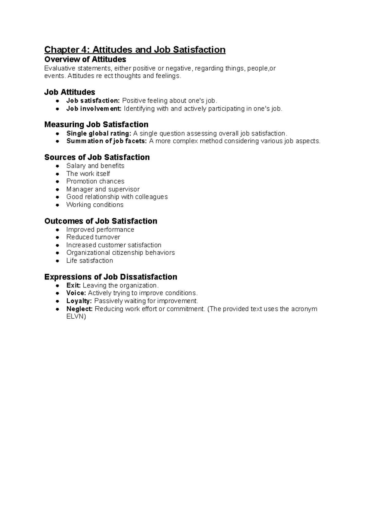 MGT 321 - Chapter Overview: Attitudes, Motivation, Group Behavior, and ...