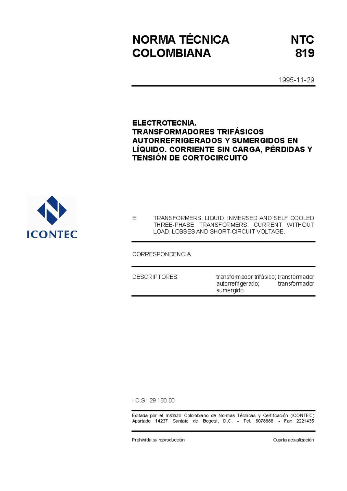 Normas IEEE C57 aplicadas a transformadores eléctricos - Normas IEEE C57 aplicadas al diseño de ...