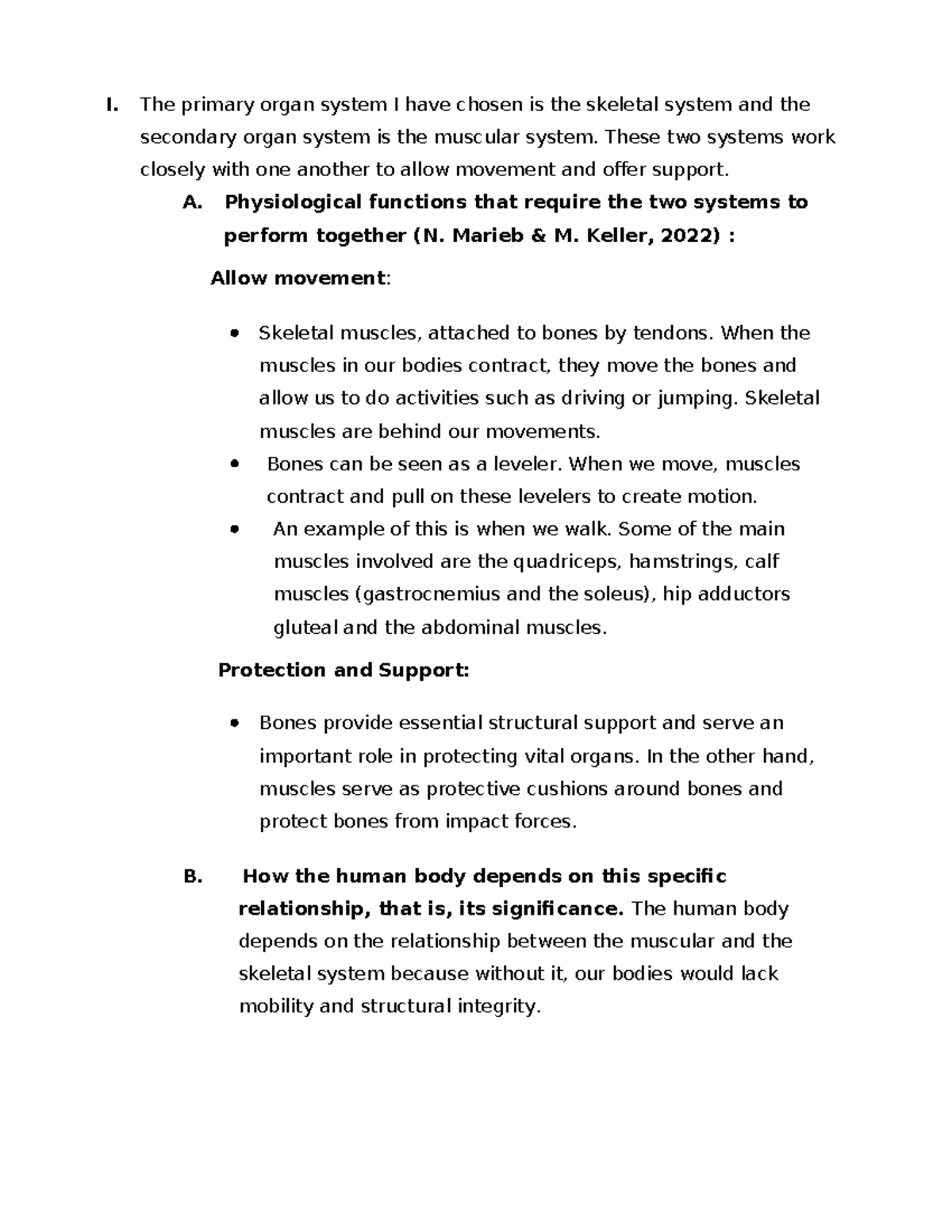 Skeletal & Muscular Systems: Interdependence & Osteoporosis (BIO 101 ...