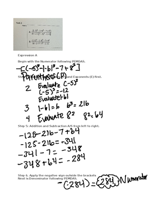 Finite and Infinite Series Worksheet C959 Unit 5 Exercises - Studocu
