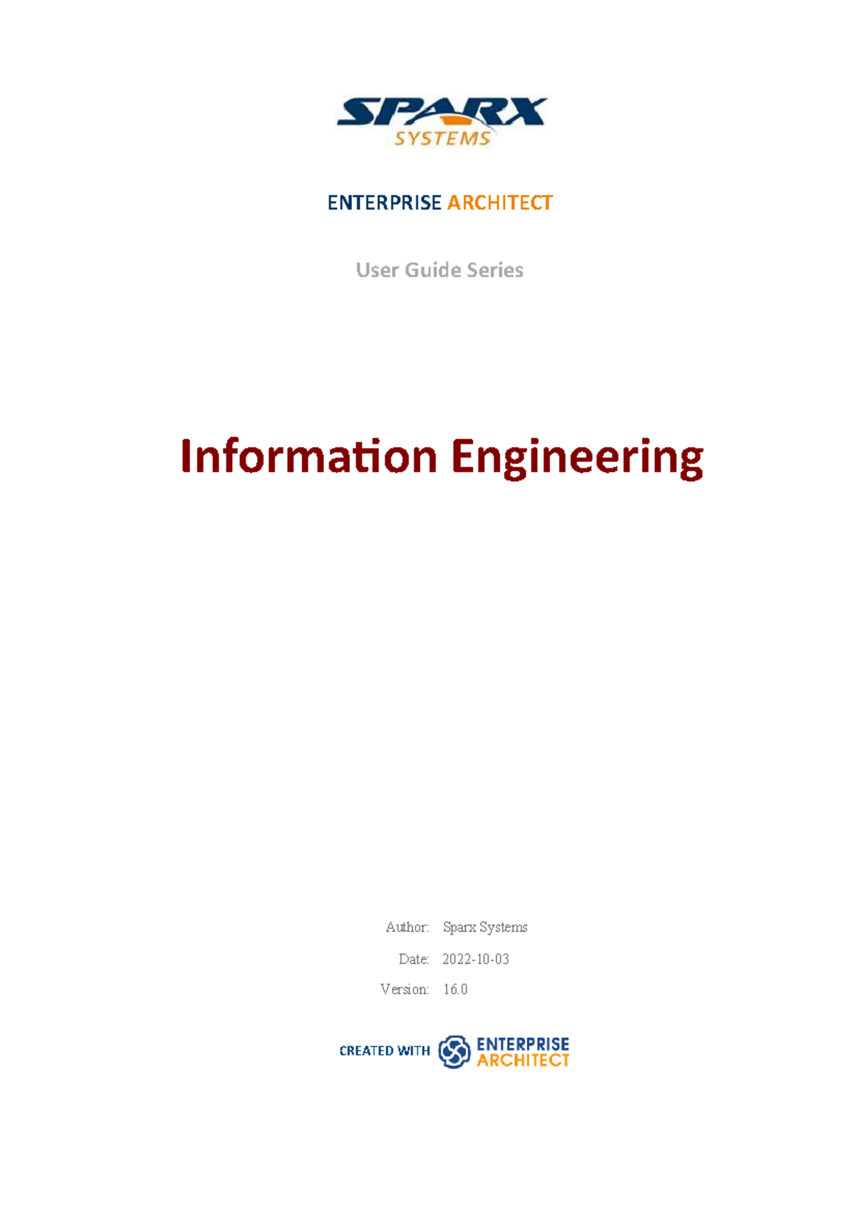 Enterprise Architect (INFOENG 16.0) User Guide: Data Modeling Techniques - Studocu