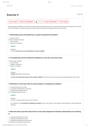 Chap 5:ex1 - ch 5 first assignment - 7/16/23, 6:27 PM Integumentary ...