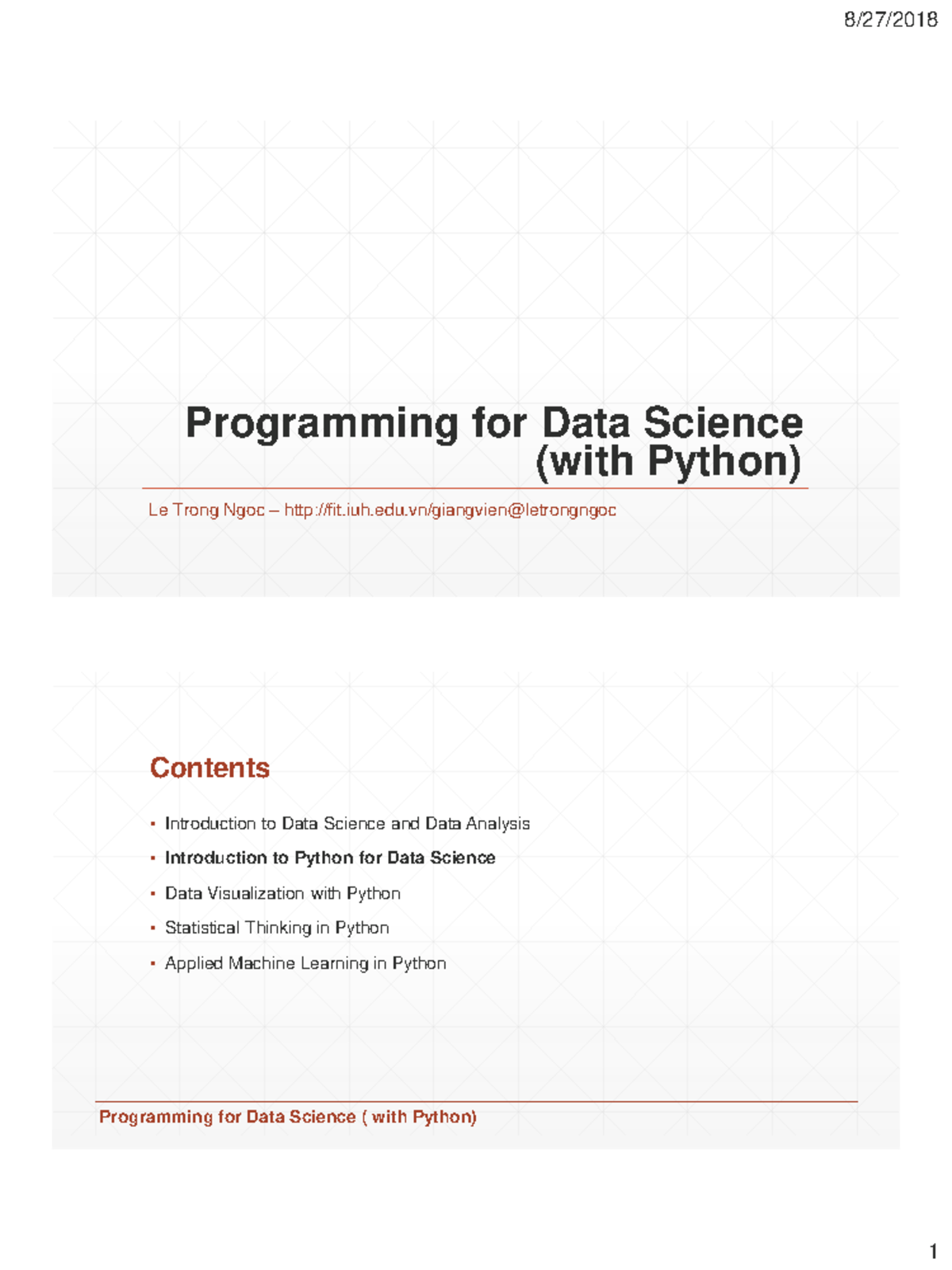 Python week3 - Your description is too short - Programming for Data Science (with Python) Le ...