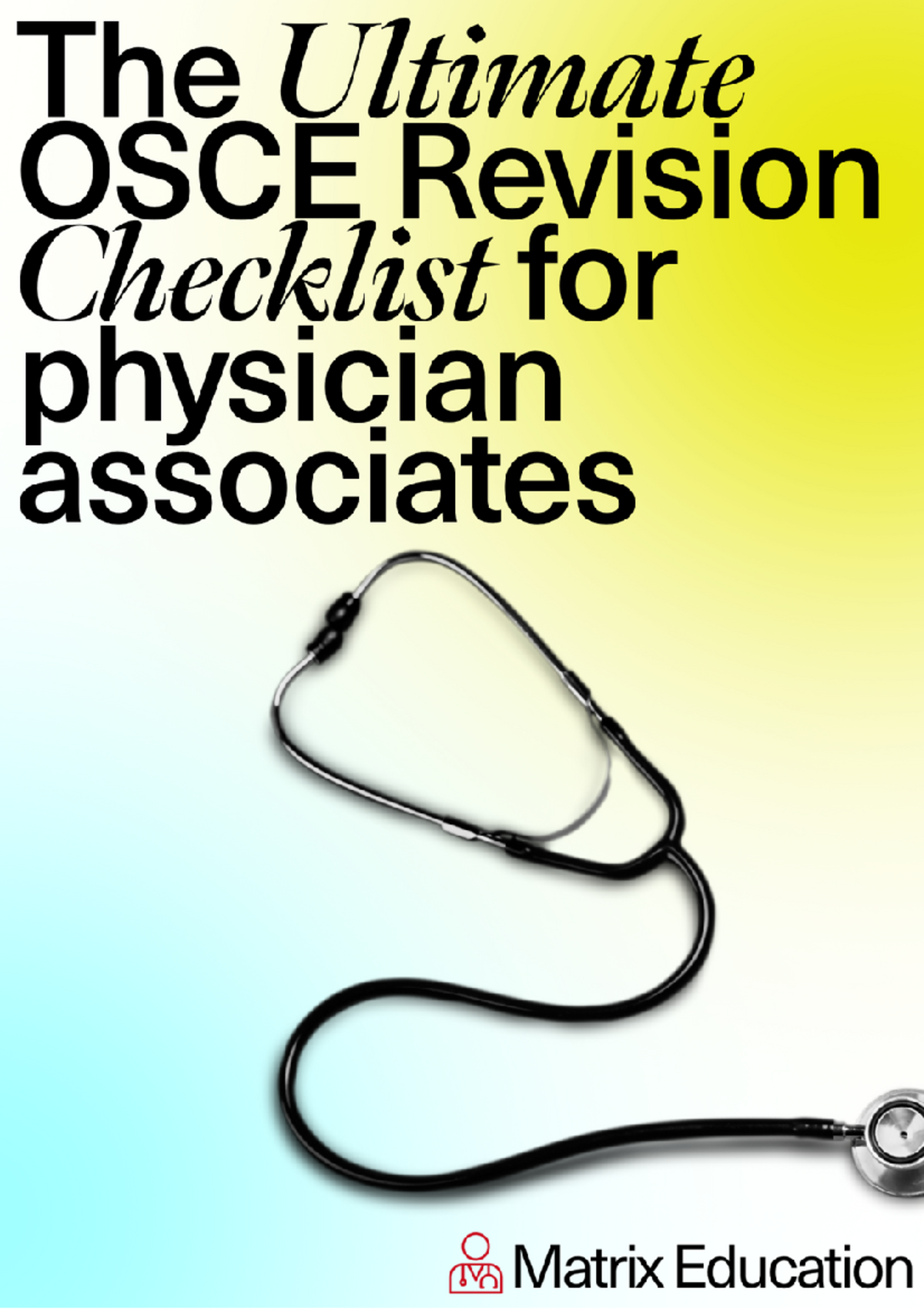 OSCE Revision Checklist for PA Students: Essential Preparation Guide - Studocu