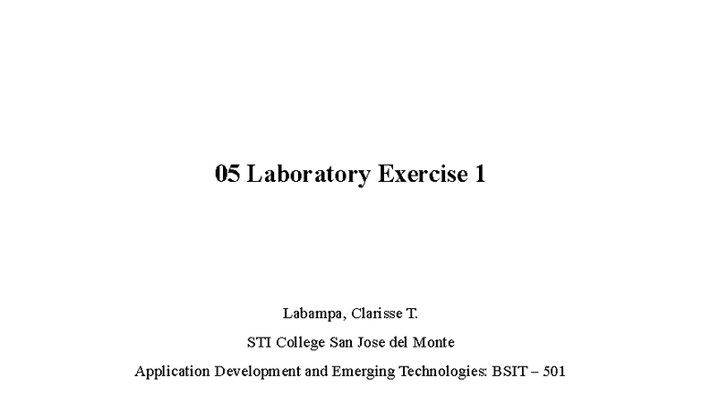 05 LAB EXER 1 - Functional & Operational Requirements for Shopee - Studocu