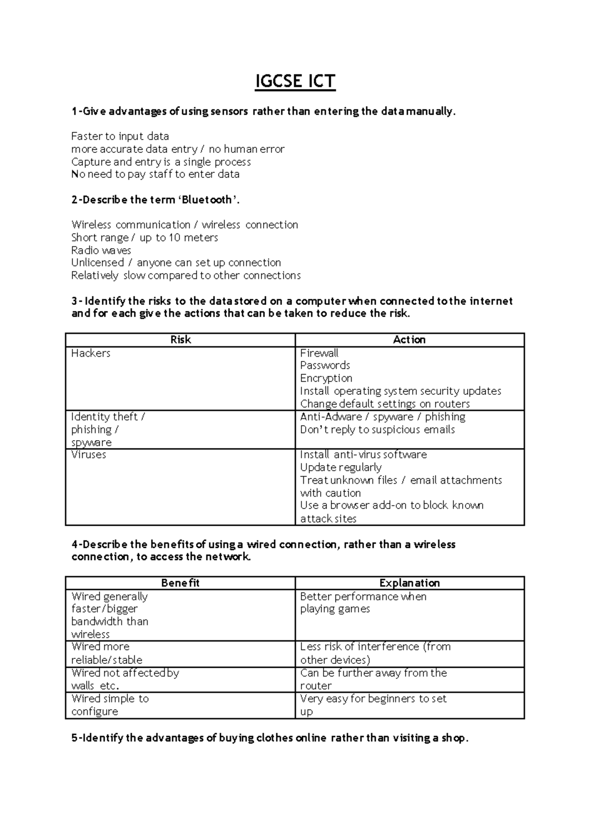 355450891 Edexcel Igcse ICT Yearwise Question and answers - IGCSE ICT 1 ...