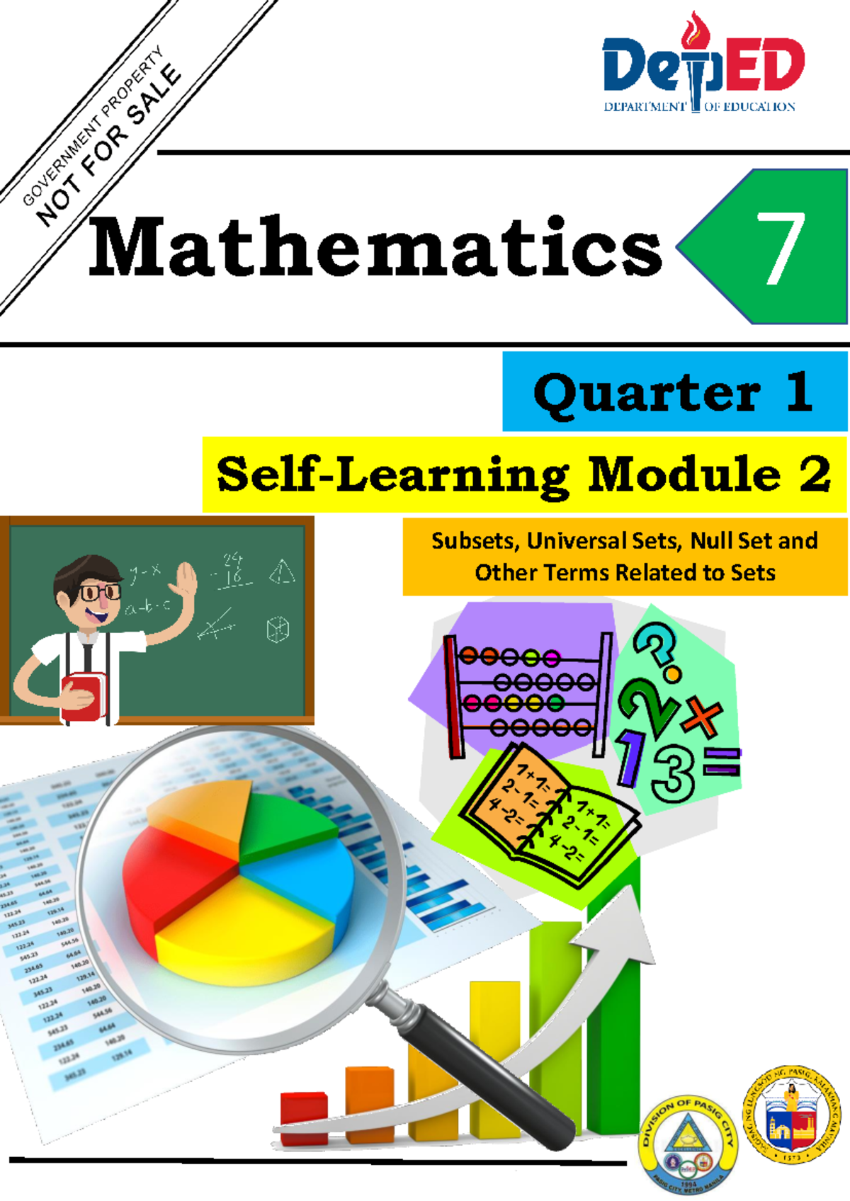 Math-7-Q1-M2 - Module - Subsets, Universal Sets, Null Set and Other ...