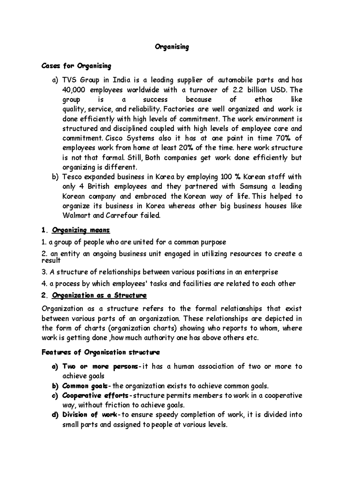 MPA Organising - Summary Financial Management: Principles and ...