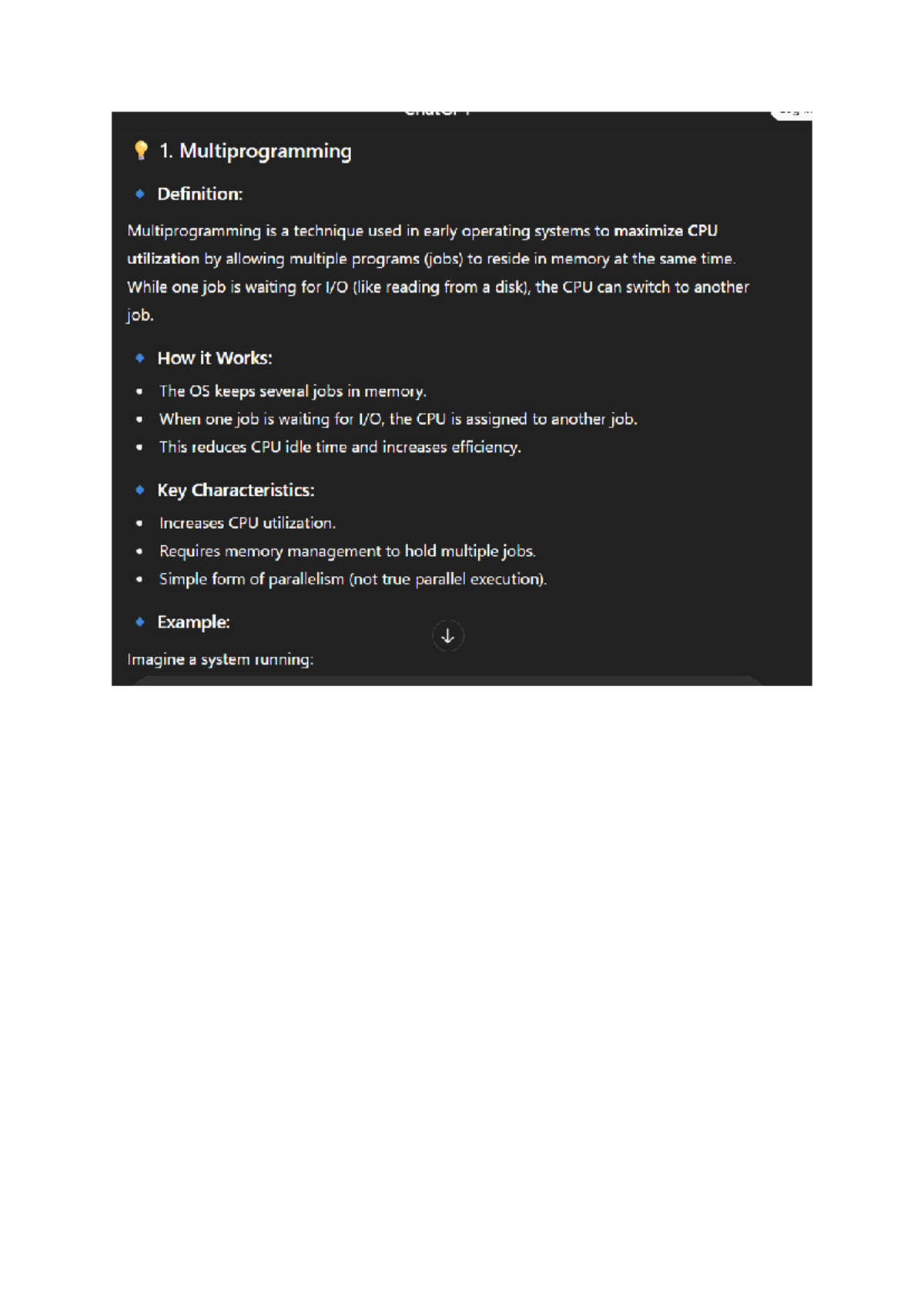 OS Notes: Understanding Multiprogramming, Multitasking, and More - Studocu