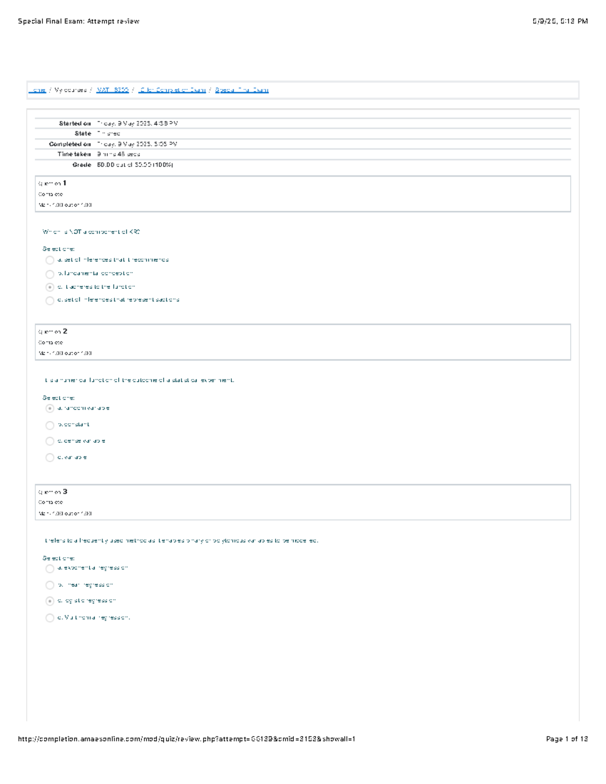 MATH6200: Special Final Exam Review - Data Analysis Insights - Studocu