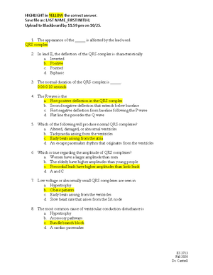 ACLS ECG Rhythm Test 1 - ACLS ECG Rhythm Strips Practice Test (Quiz ...