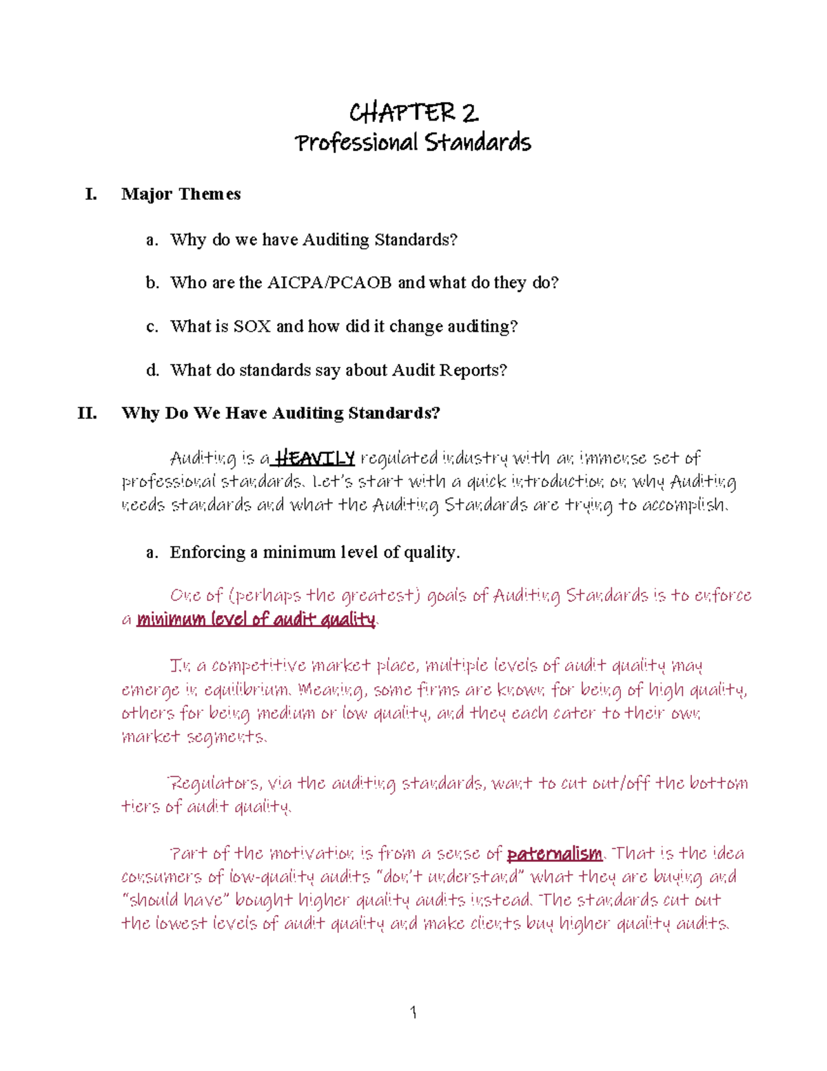 Understanding Auditing Standards and Responsibilities: ACC 450 Insights ...