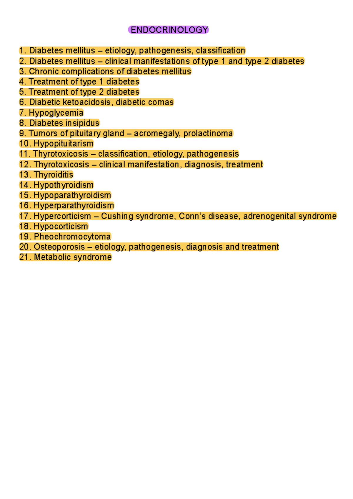 4. ENDO - 4. ENDO - Summary Internal Diseases – Part 2 ...